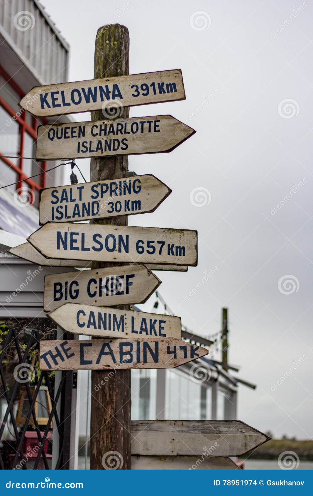 Signpost foto de archivo. Imagen de turismo, recorrido - 78951974