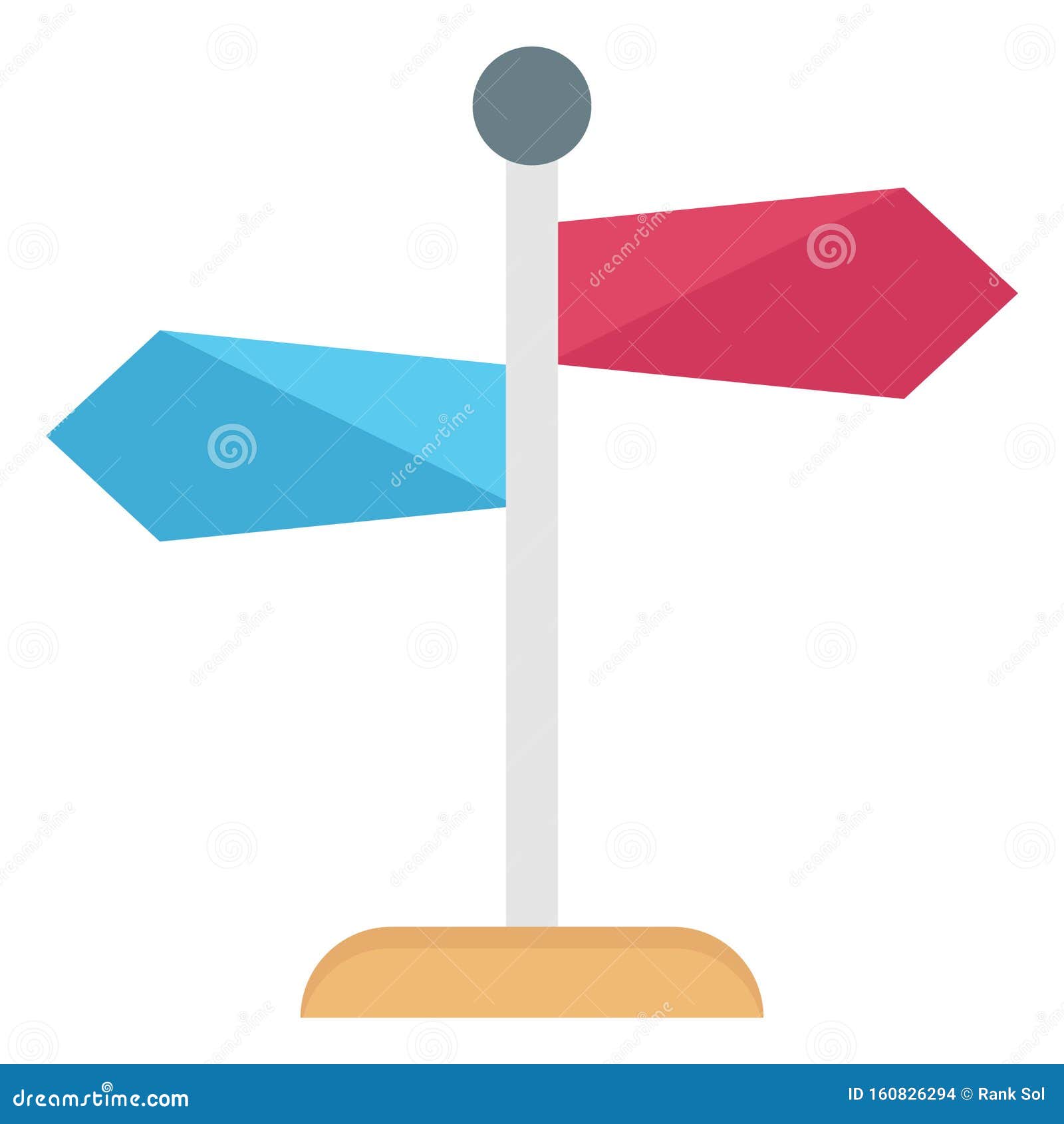 Signpost Color Vector Icon Fully Editable Stock Vector - Illustration ...