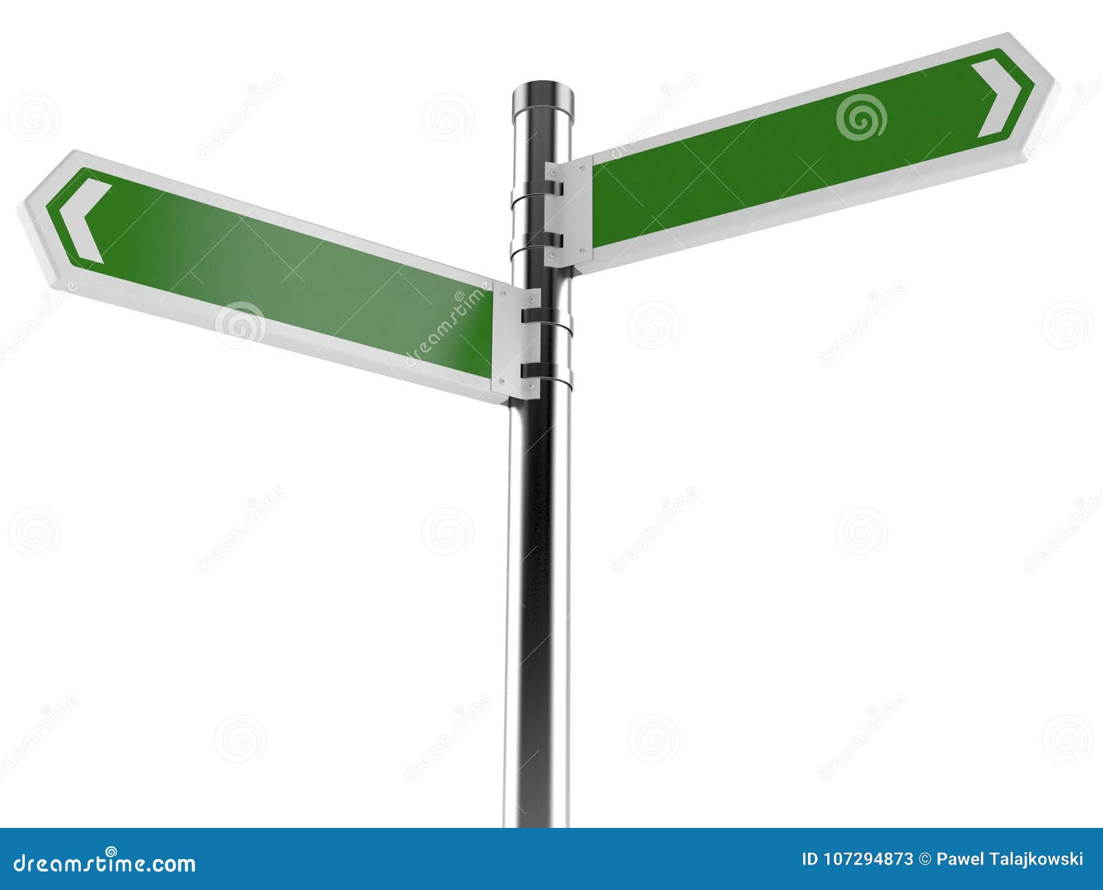 Signpost with copy space stock illustration. Illustration of support ...