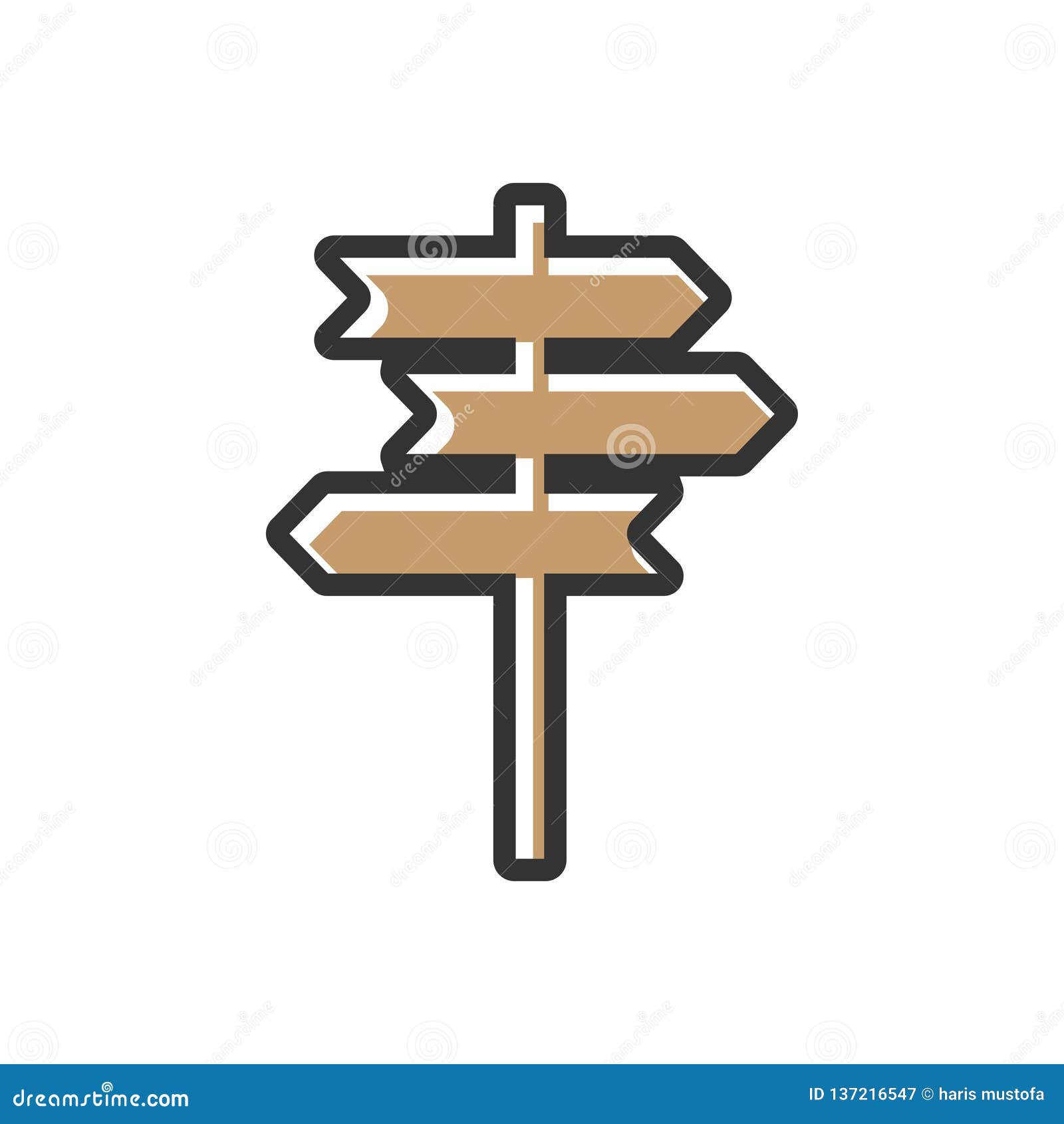 Signpost Icon Graphic Design Template Vector Stock Vector ... Signpost Icon Graphic Design Template Vector Stock Vector ...