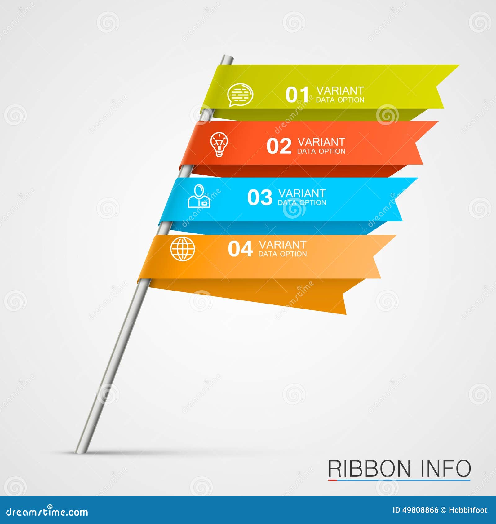 Signpost Infographic Elements. Stock Vector - Illustration of ...