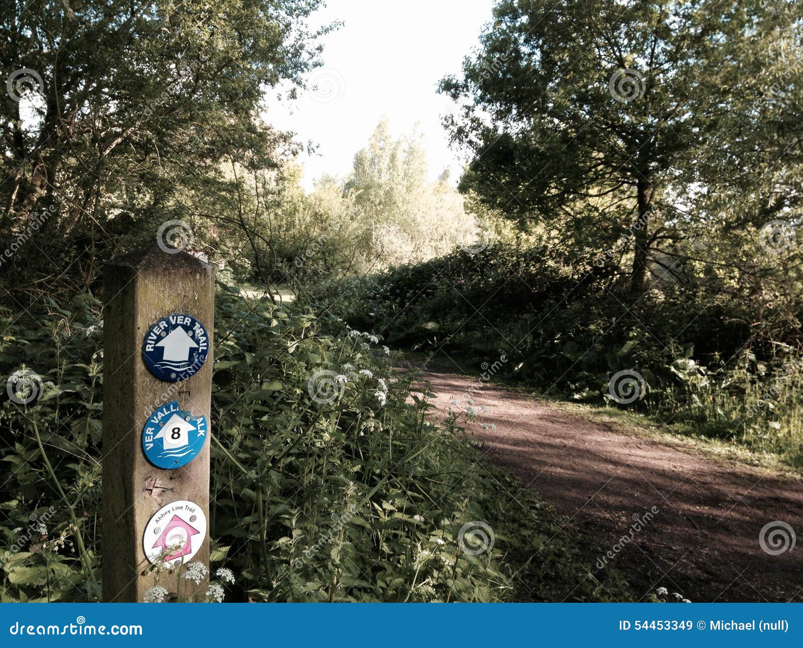 Signpost and Path editorial stock image. Image of path - 54453349