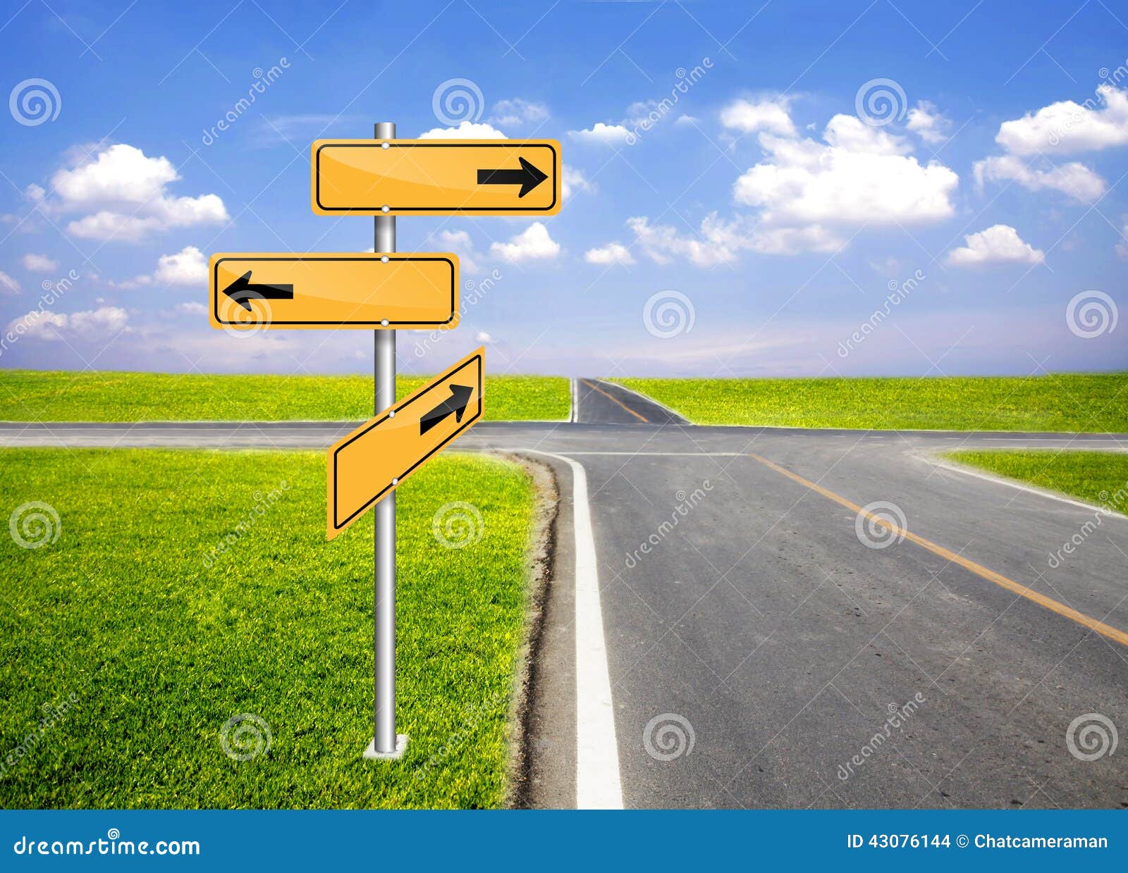 Signpost beside road stock photo. Image of junction, outdoors - 43076144