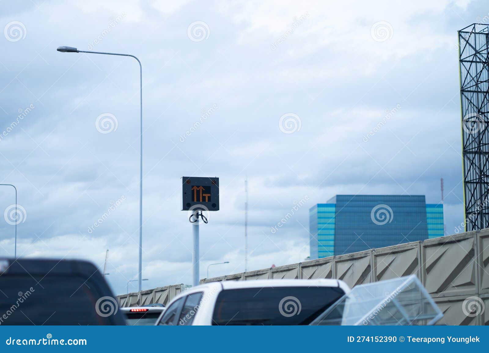 Signpost on the Road, Motorway, Motorway Stock Photo - Image of lane ...