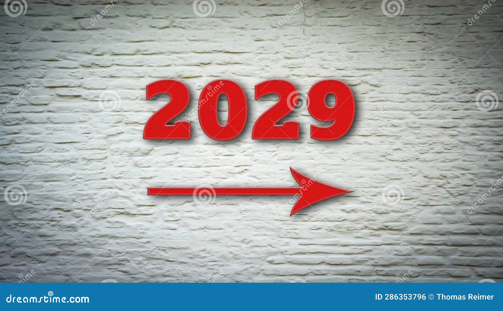 Signposts the Direct Way To 2029 Stock Photo - Image of year, forecast ...