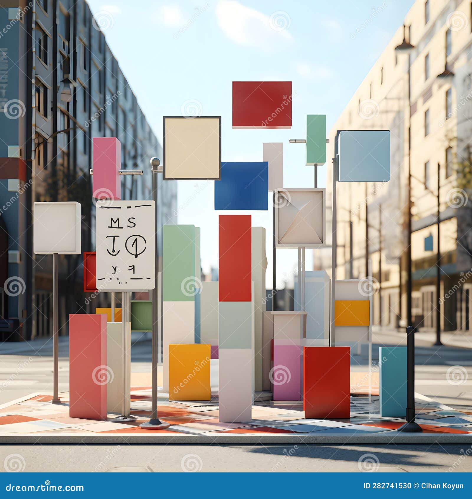 Signposts Indicating Directions at Major Intersections Stock ...