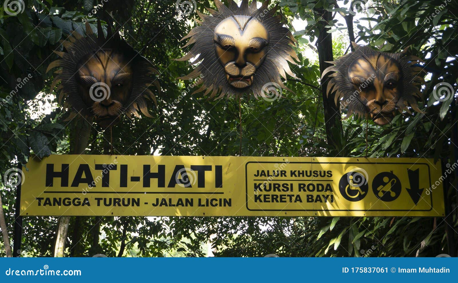 Signposts and Warnings at a Tourist Site Editorial Photo - Image of ...