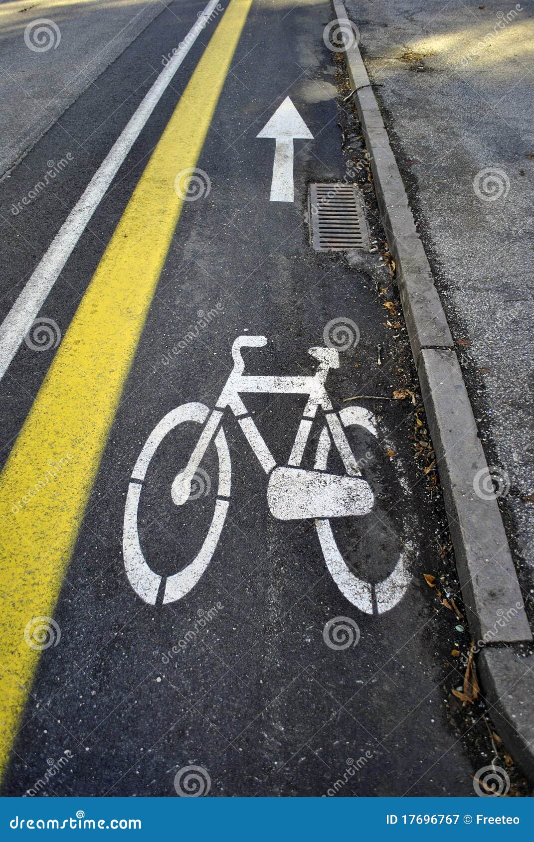 Signs for bicycle stock image. Image of road, bicycle - 17696767