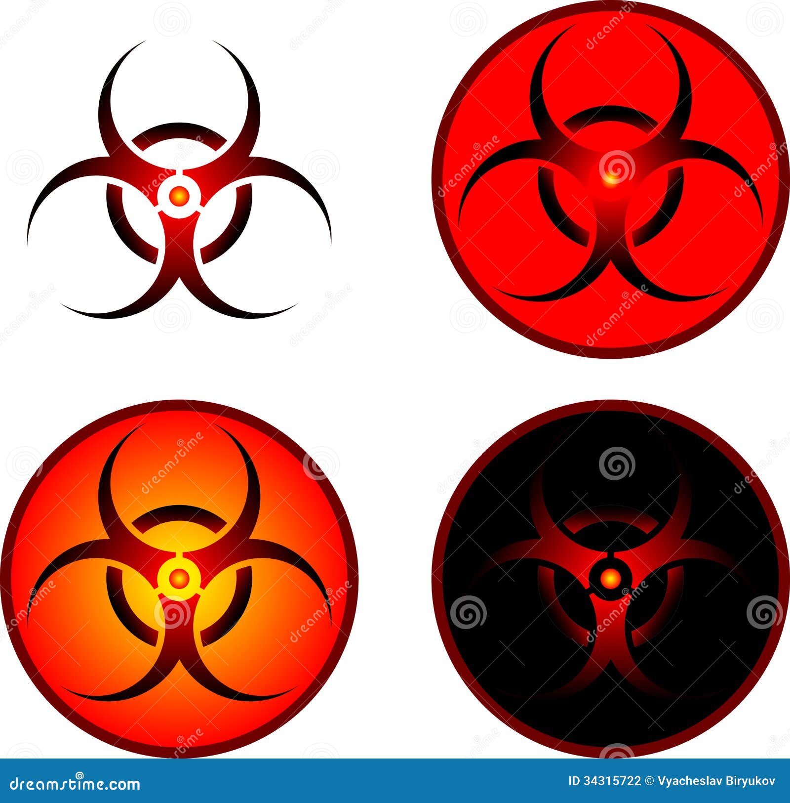 Signs of bio hazard stock vector. Illustration of sign - 34315722