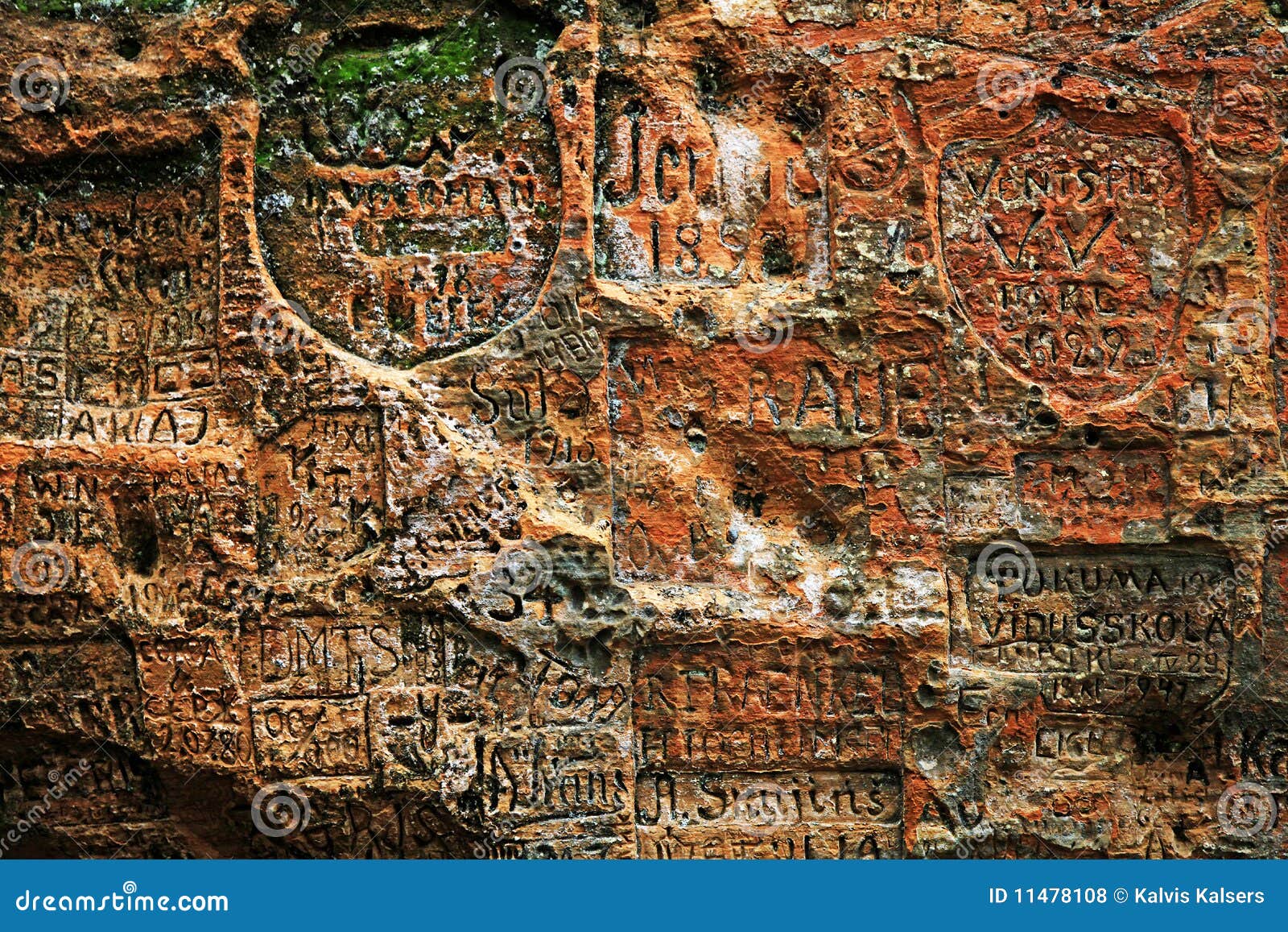 Signs in cave stock photo. Image of baltic, europe, european - 11478108