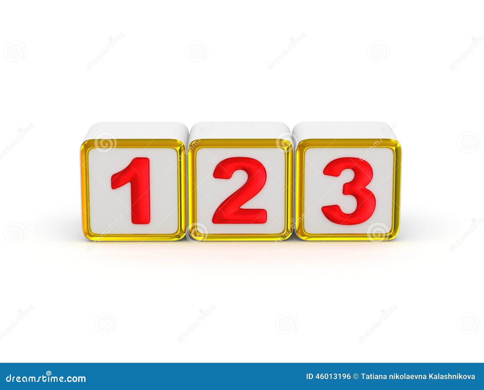 1 2 3 signs. stock illustration. Illustration of knowledge - 46013196