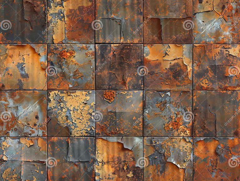 Signs of Deterioration and Rust Visible on Weathered Metal Surface ...