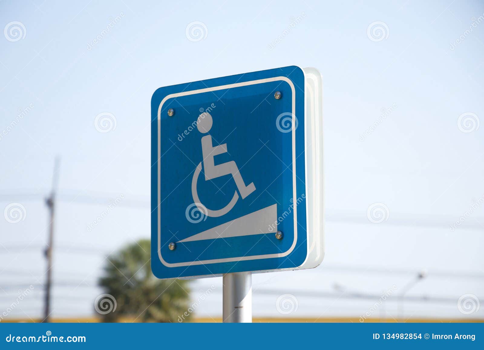 Signs for the disabled stock photo. Image of handicapped - 134982854
