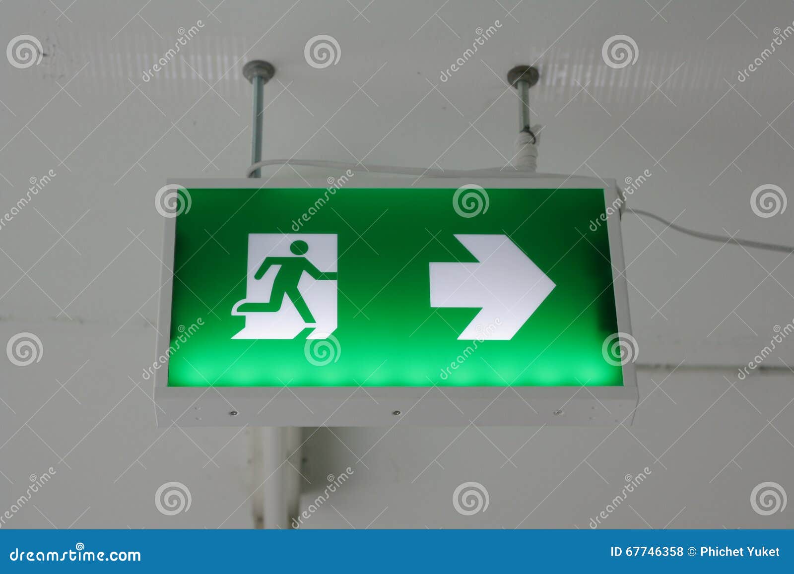 Signs fire escape stock photo. Image of central, conditioning - 67746358
