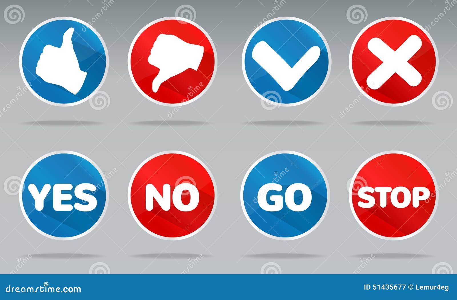 Signs in flat style stock vector. Illustration of check - 51435677