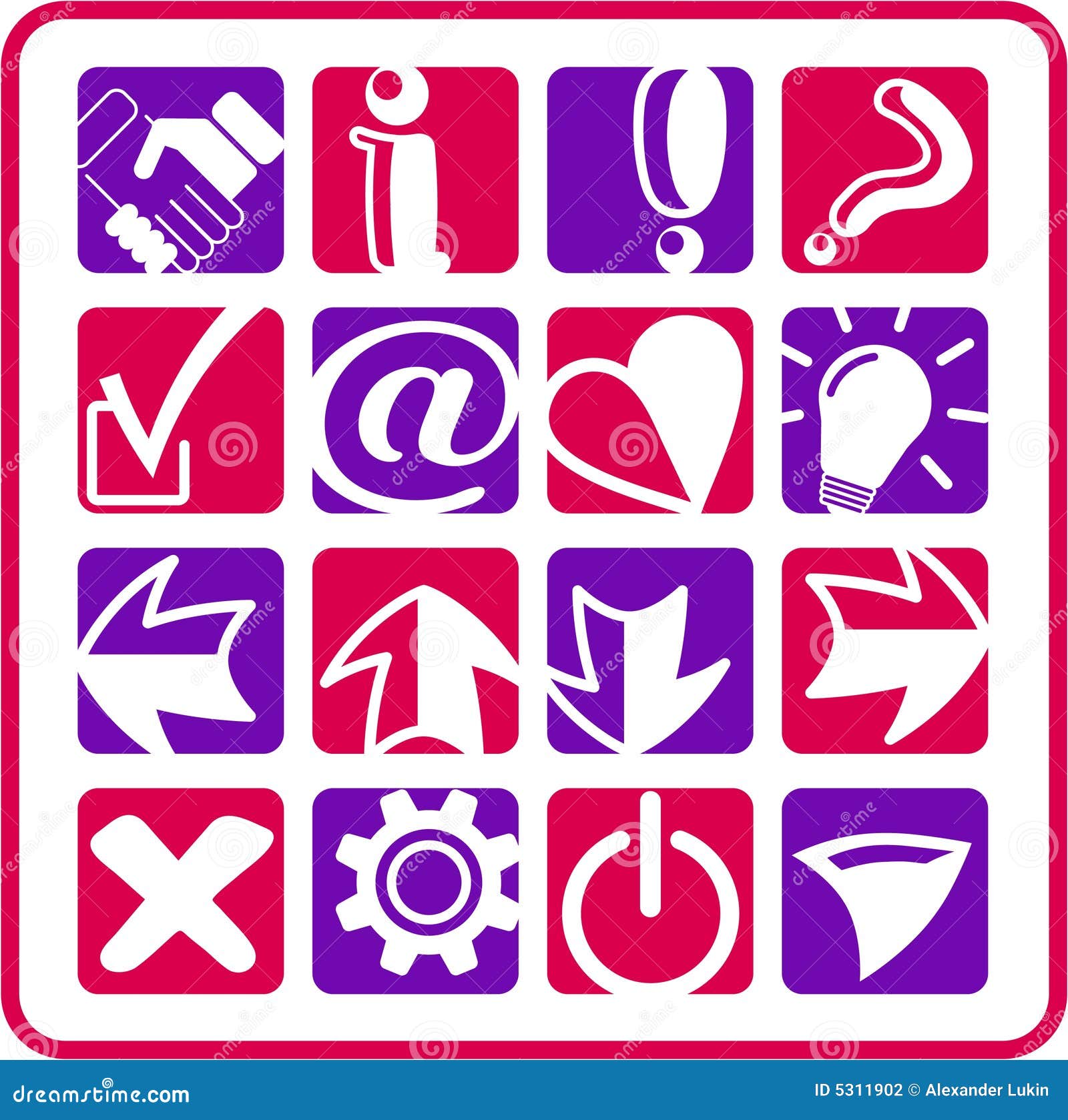 Signs icons stock vector. Illustration of info, elements - 5311902