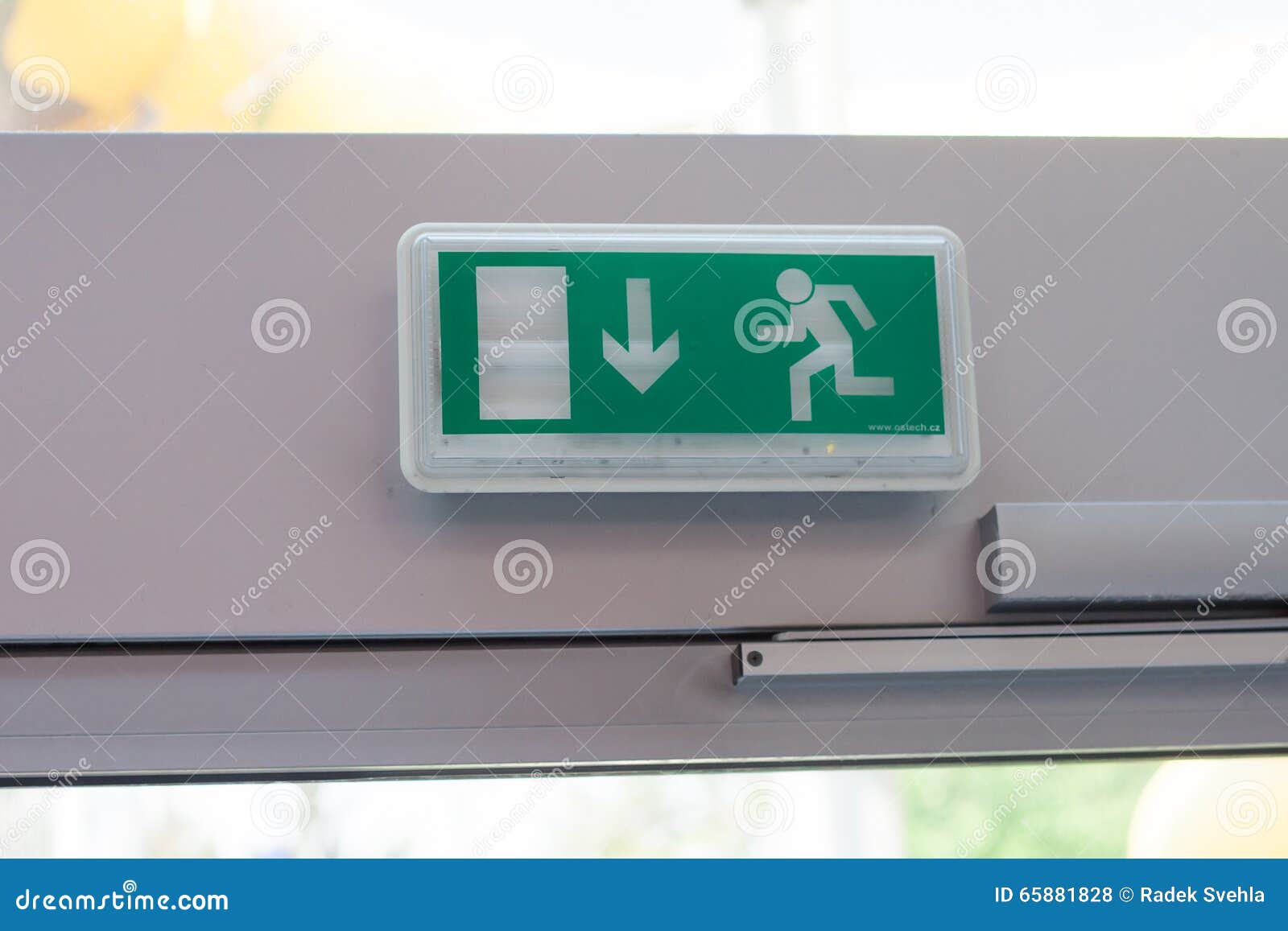 Signs Indicating Emergency Exit Stock Photo - Image of fire, building ...