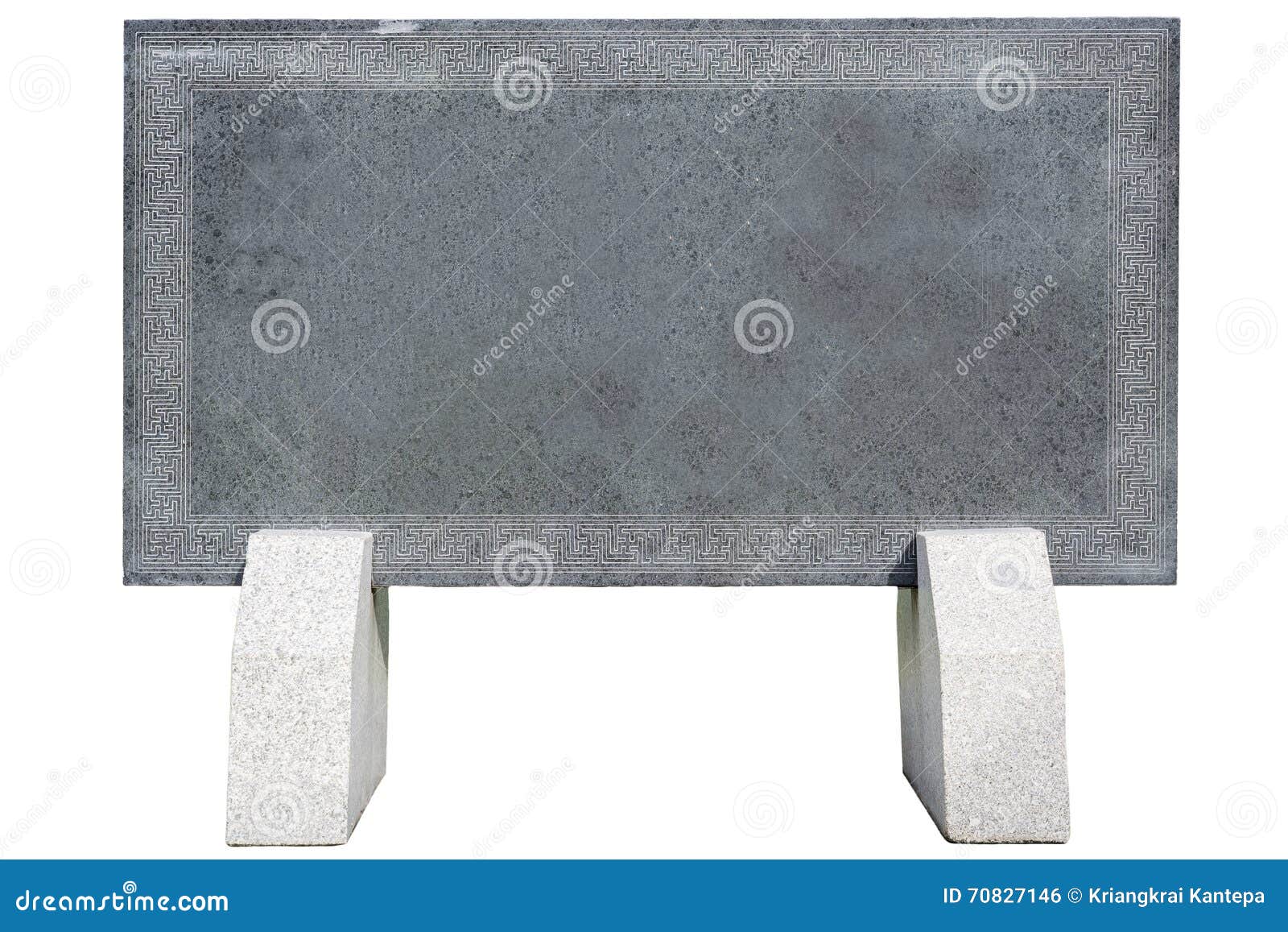 Signs Marble Made Beautiful Tracery Isolated Stock Photo - Image of ...