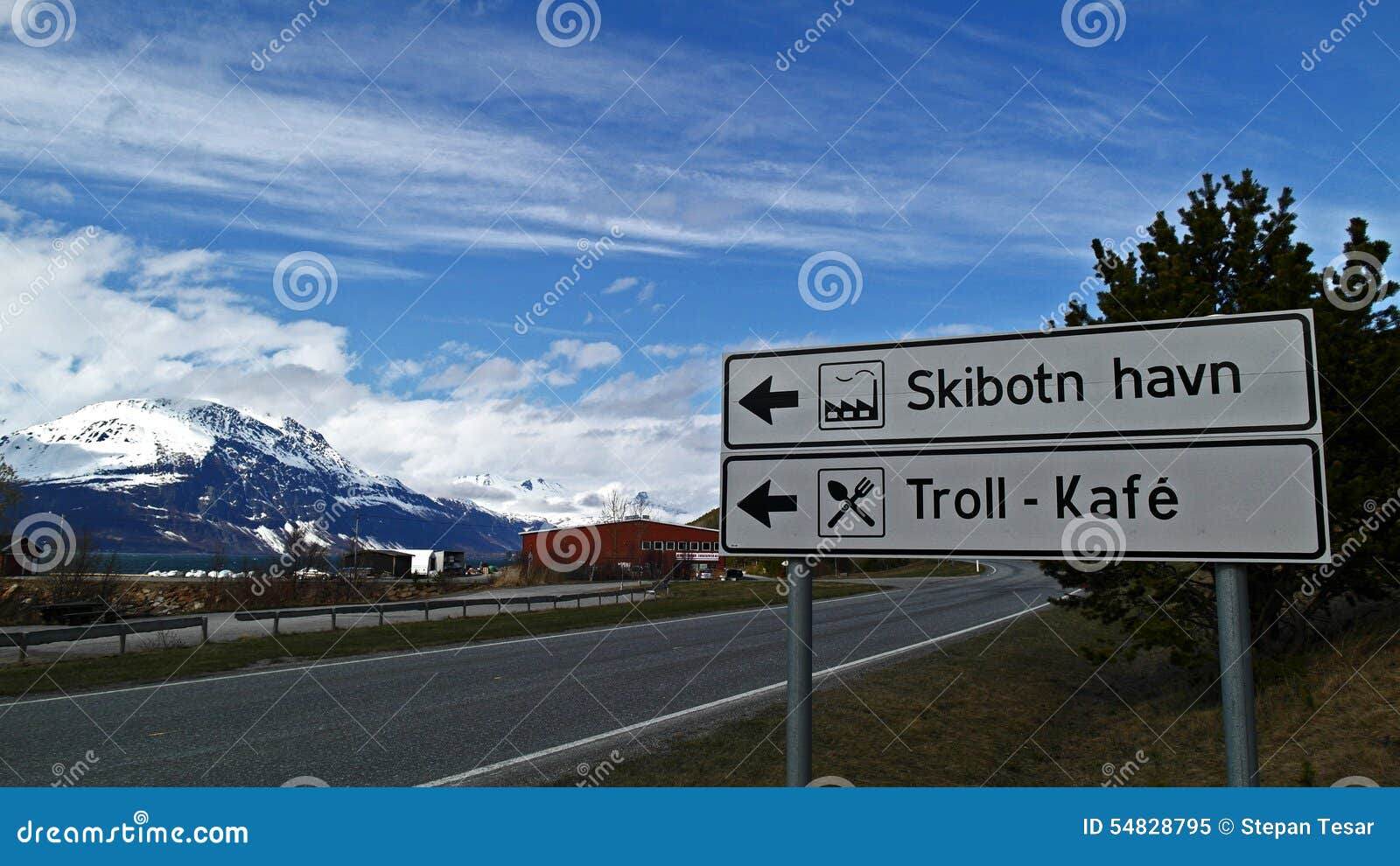 Signs in Norway stock image. Image of mountain, norway - 54828795
