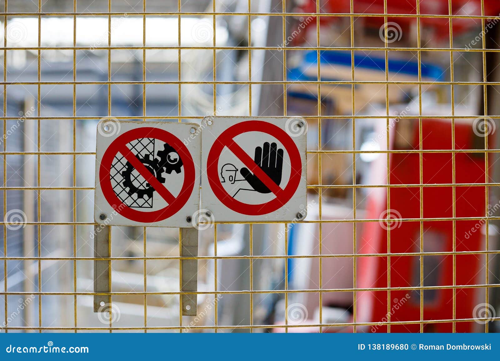 Signs of Prohibition on Production Stock Photo - Image of factory, hand ...