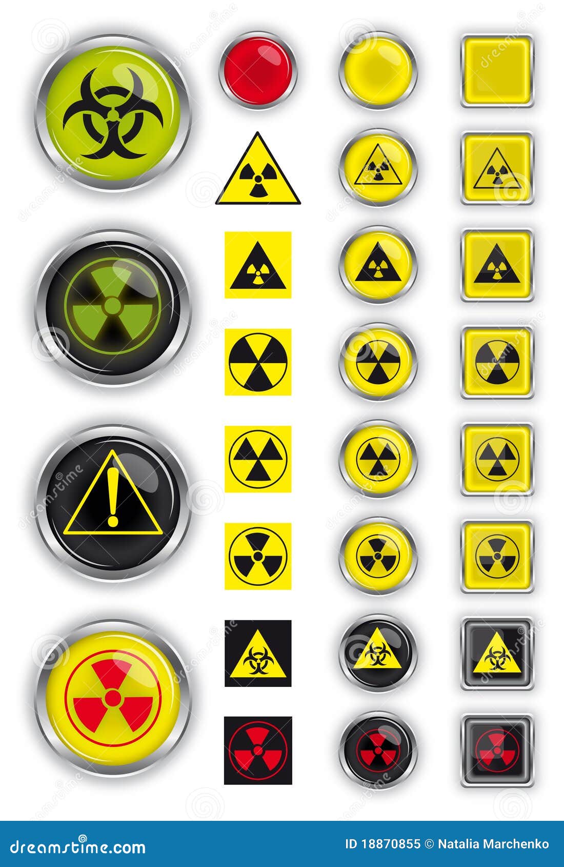 Harmful Signs Shiny Cartoon Vector | CartoonDealer.com #10637911