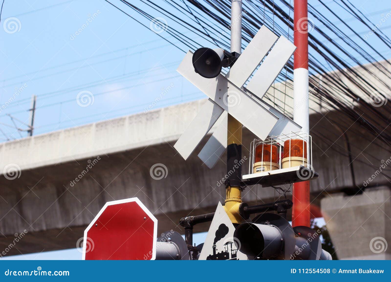 Signs Railway Alarm Symbol stock photo. Image of isolated - 112554508