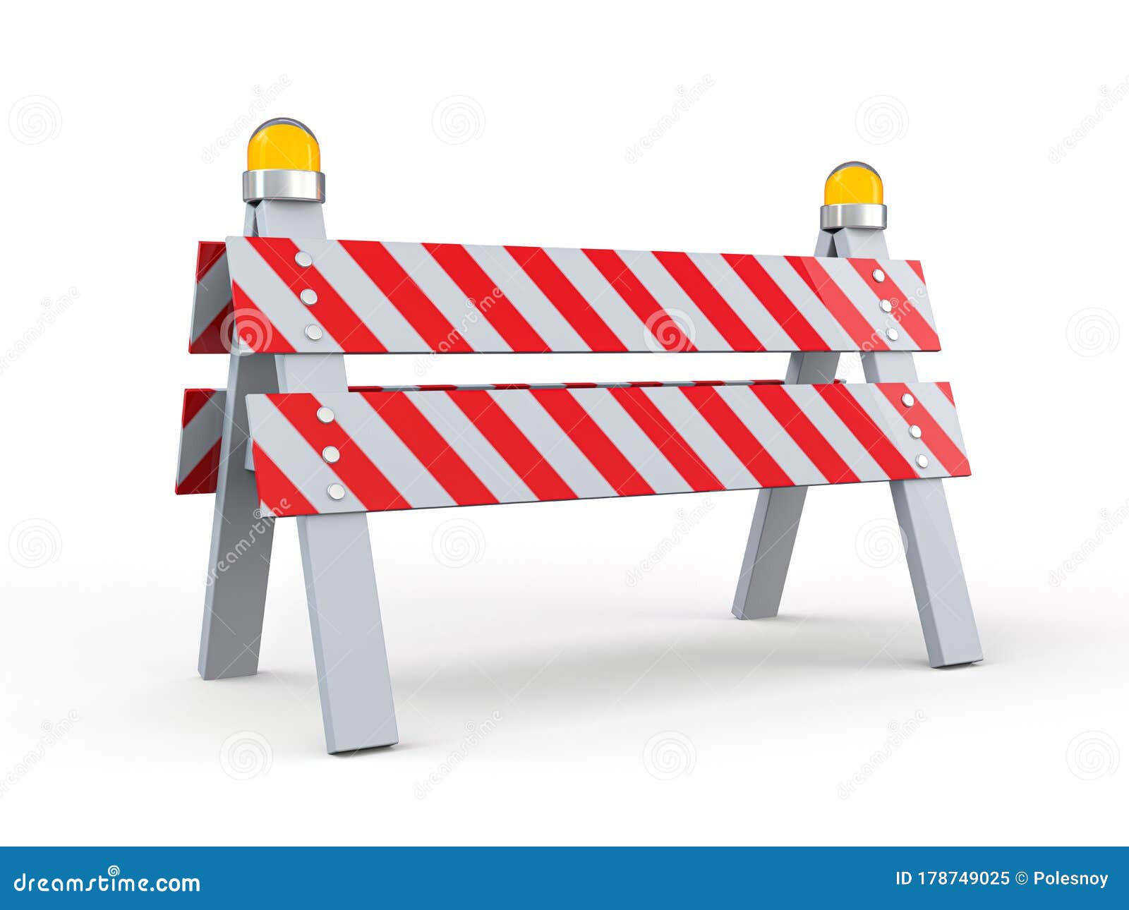 Signs of Road Work. Hazard Warning Stock Illustration - Illustration of ...