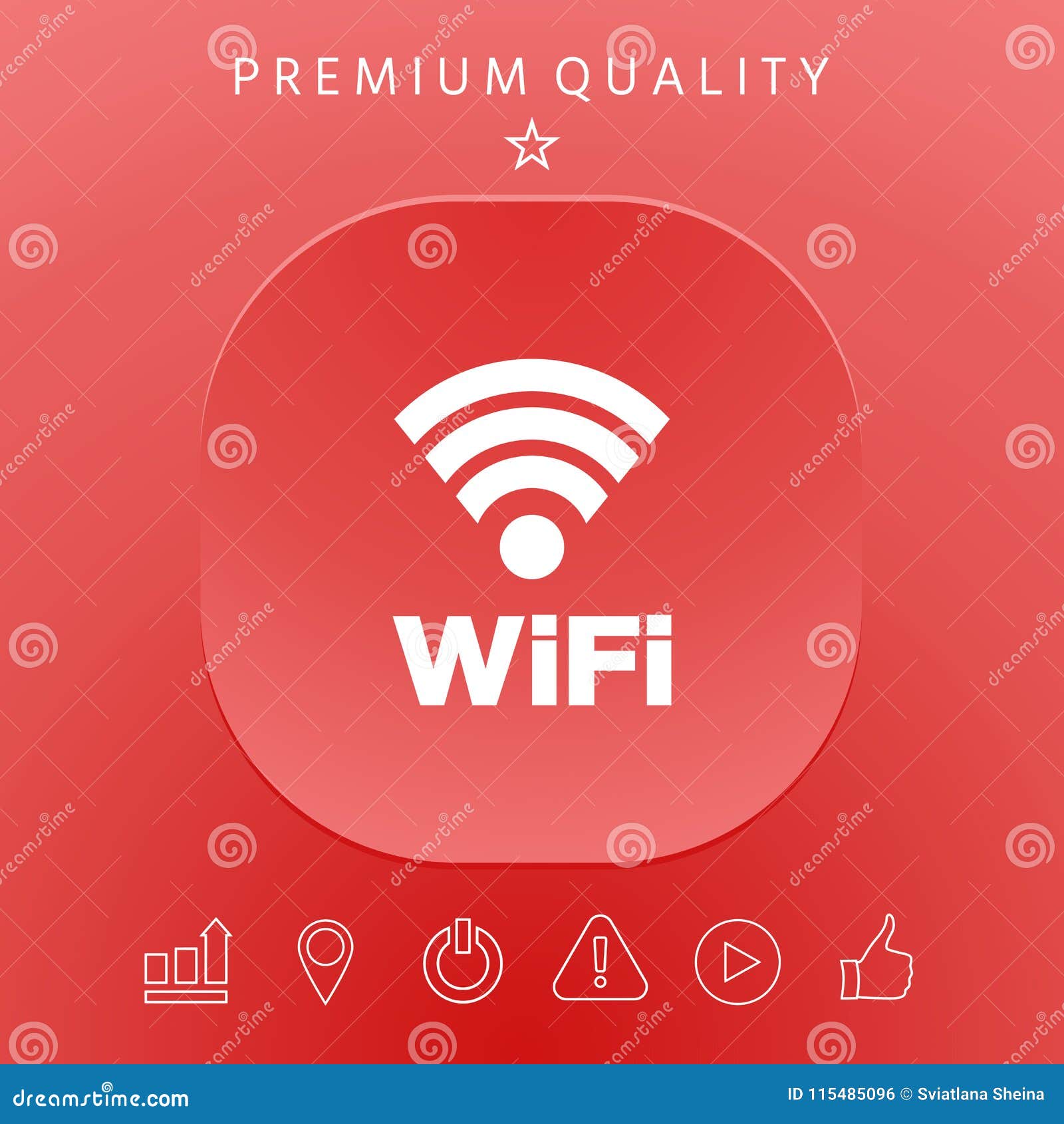 Internet Connection Symbol Icon Stock Vector - Illustration of website ...