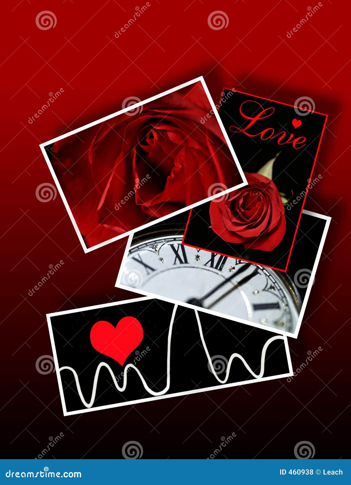 Signs and Symbols of Love, Valentines, Romance Stock Illustration ...