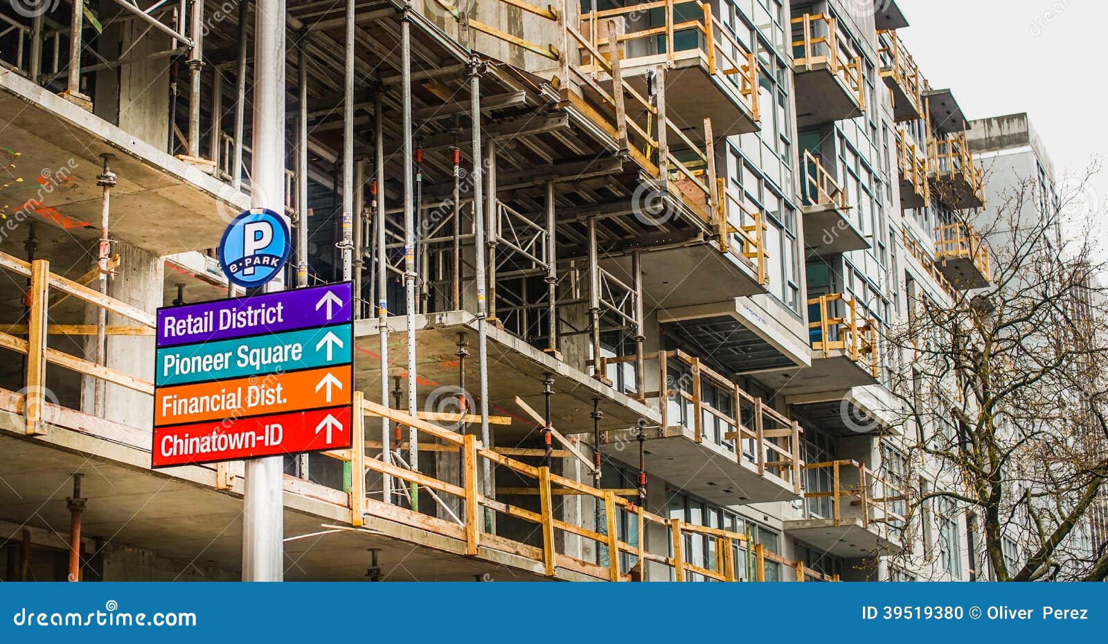 Signs of urban development stock photo. Image of architecture - 39519380