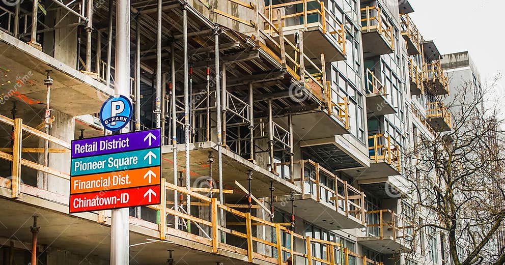 Signs of urban development stock photo. Image of architecture - 39519380