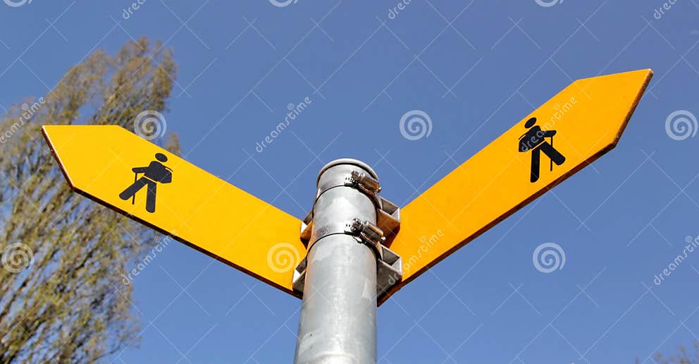 Signs for walkers stock photo. Image of walkers, sign - 24313842