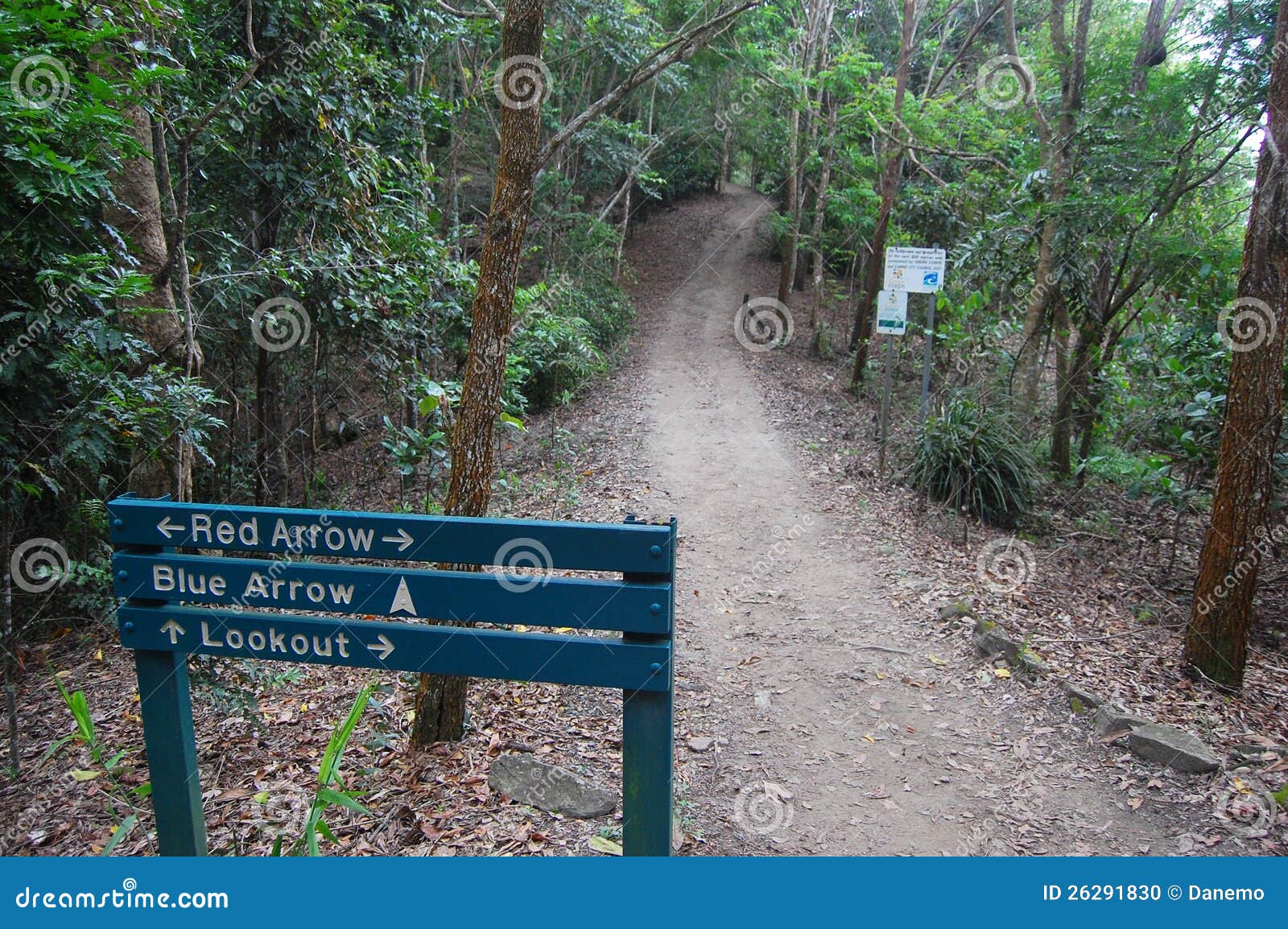 Signs on walking track stock photo. Image of trail, treking - 26291830