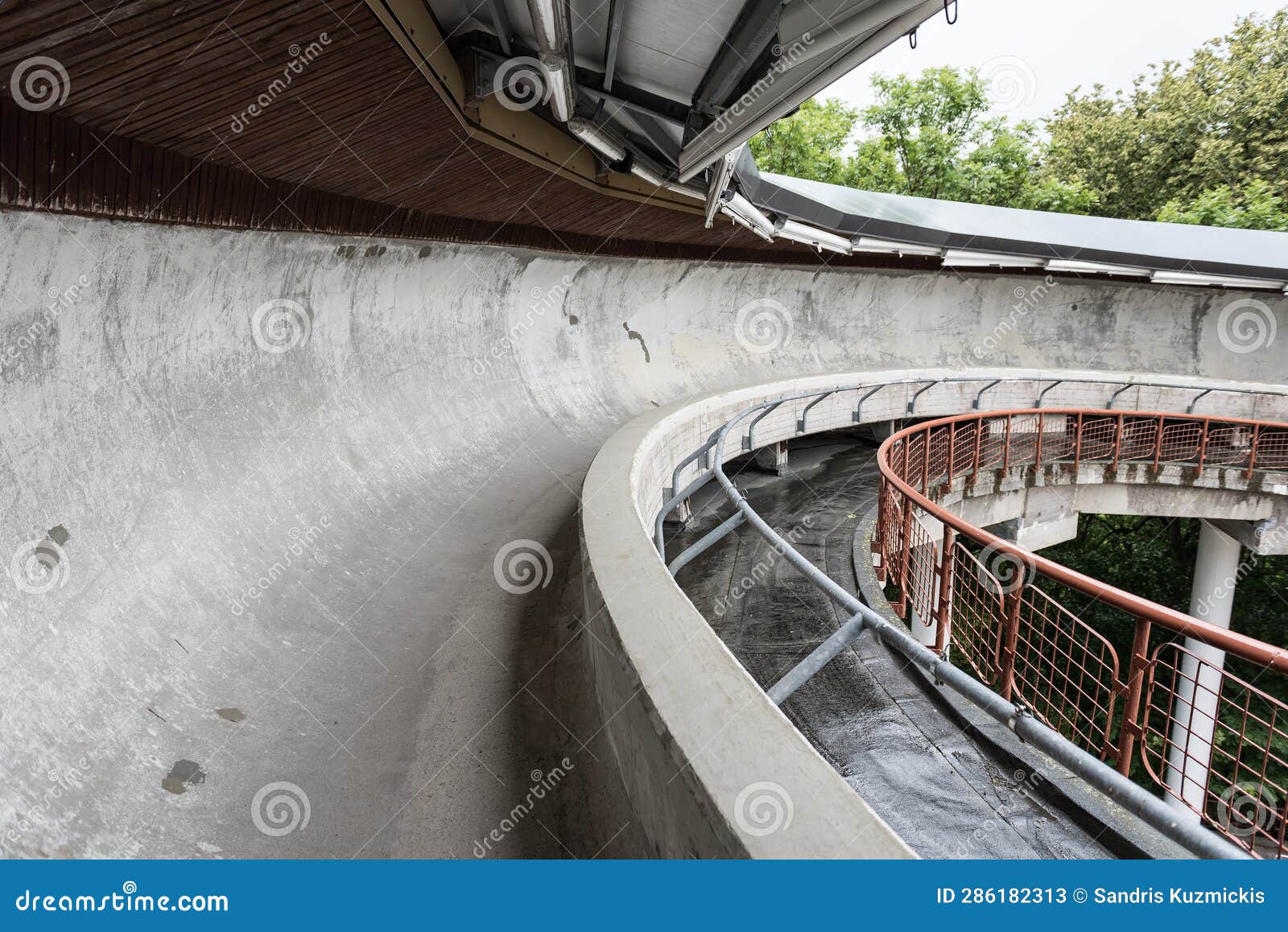 Sigulda Bobsleigh, Luge and Skeleton Track, Latvia Stock Image - Image ...