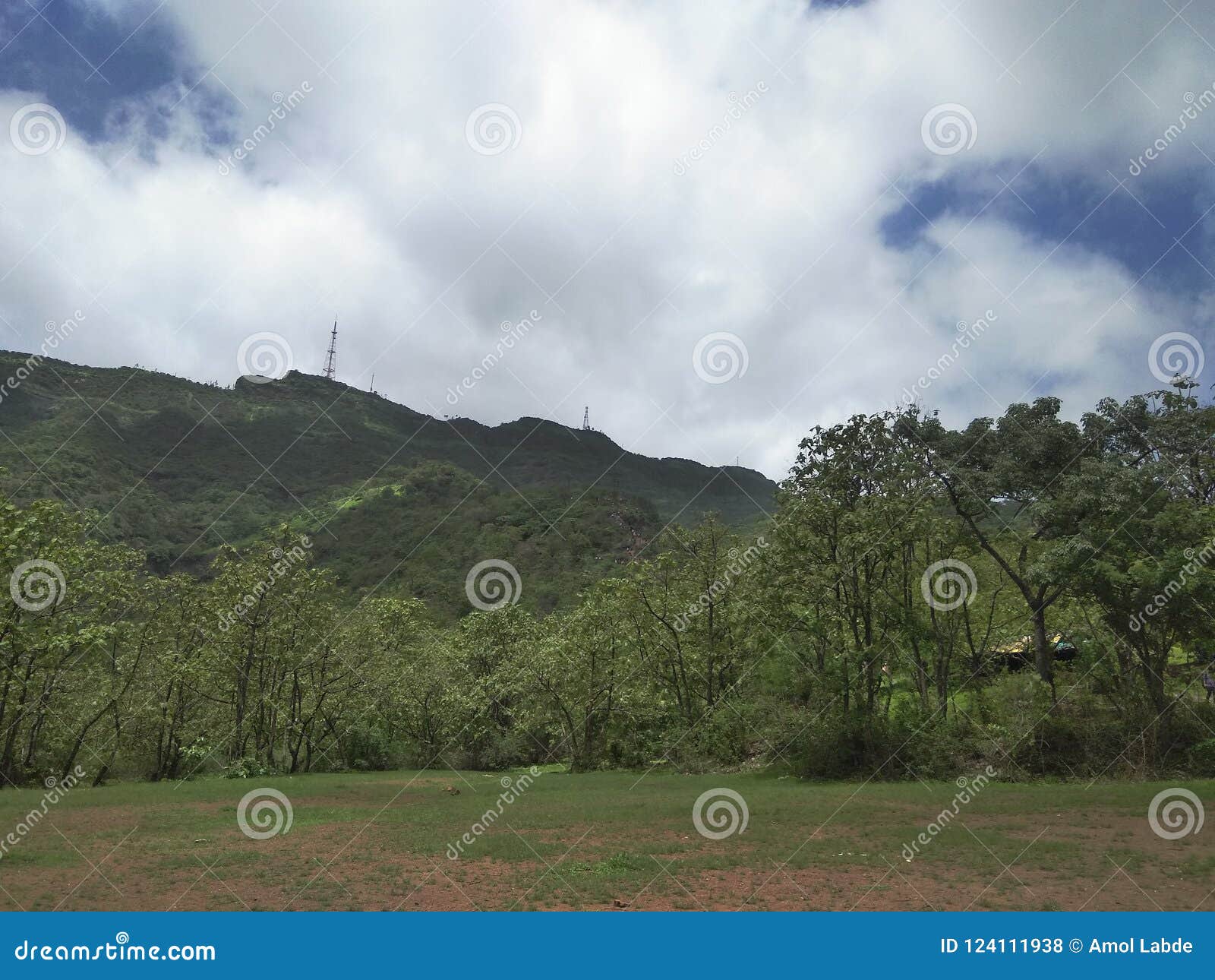 Sihagad stock photo. Image of sihagad, fort, monsoon - 124111938