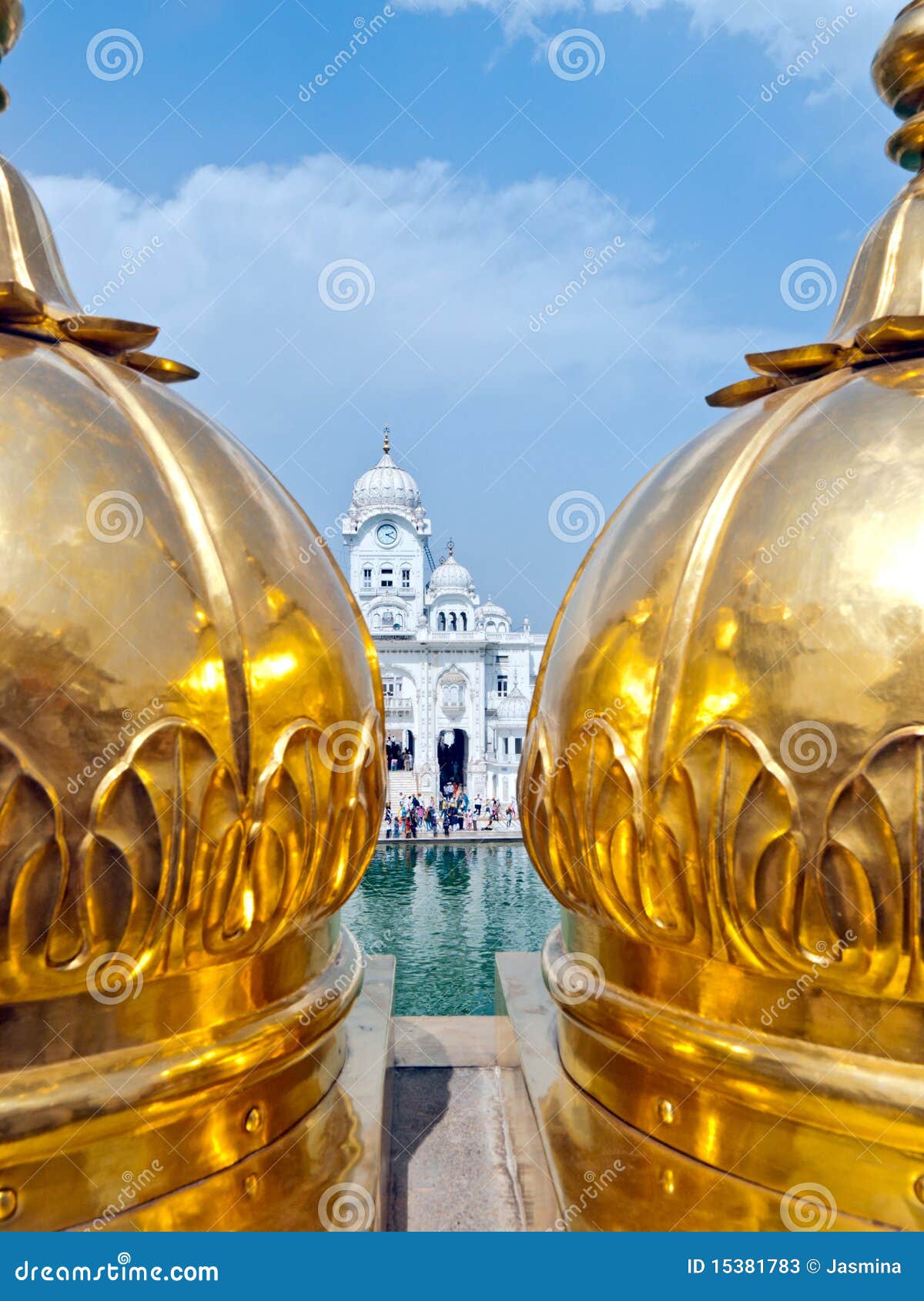 Sikh Golden Temple stock image. Image of tourism, stone - 15381783
