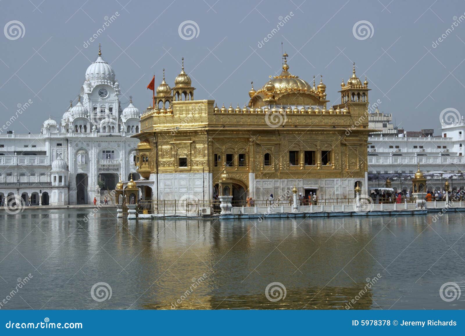 Sikh Golden Temple stock photo. Image of tower, pilgrimage - 5978378