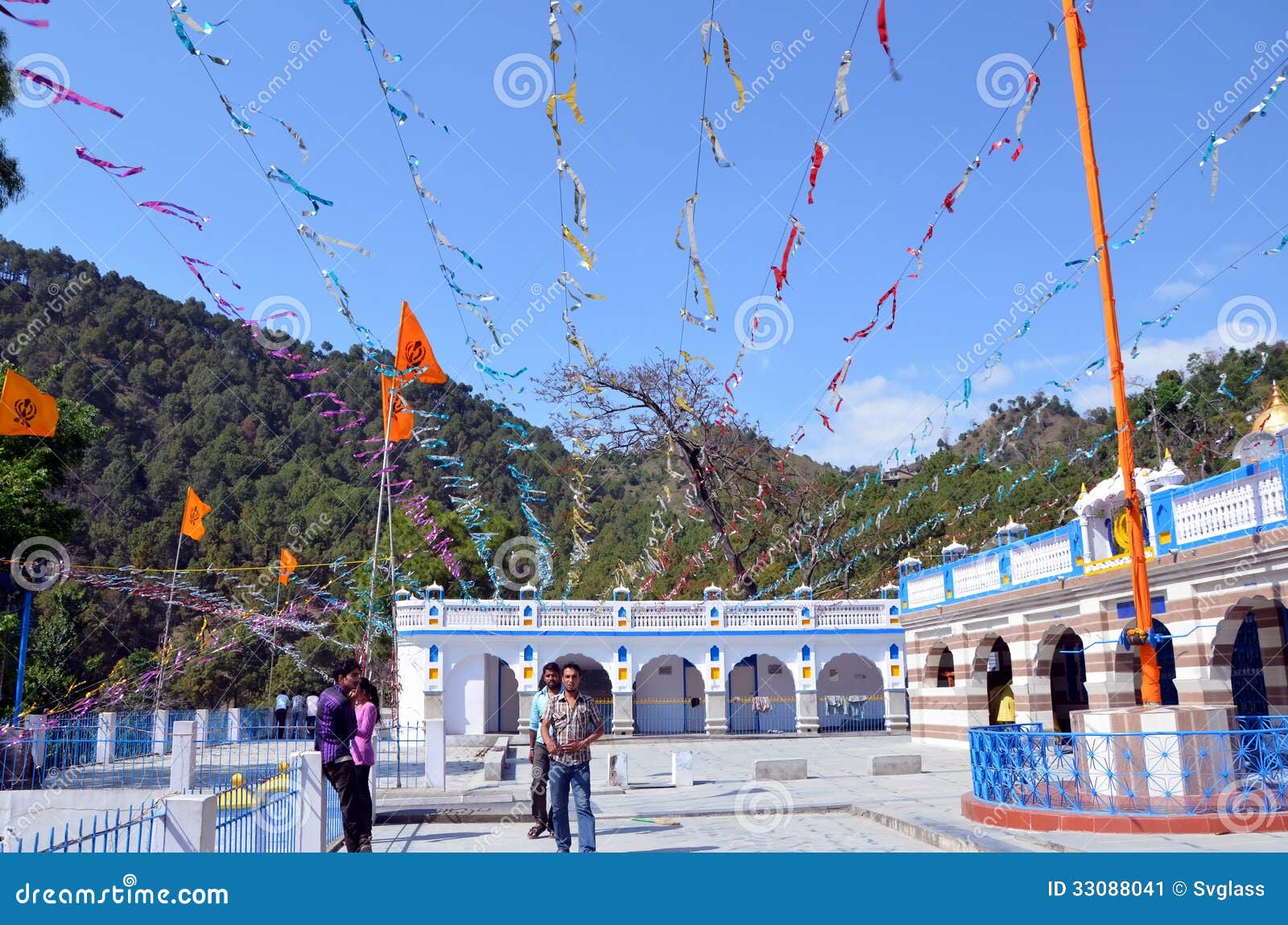 The Sikh Gurdwara (Temple) in Rewalsar Editorial Photo - Image of view ...