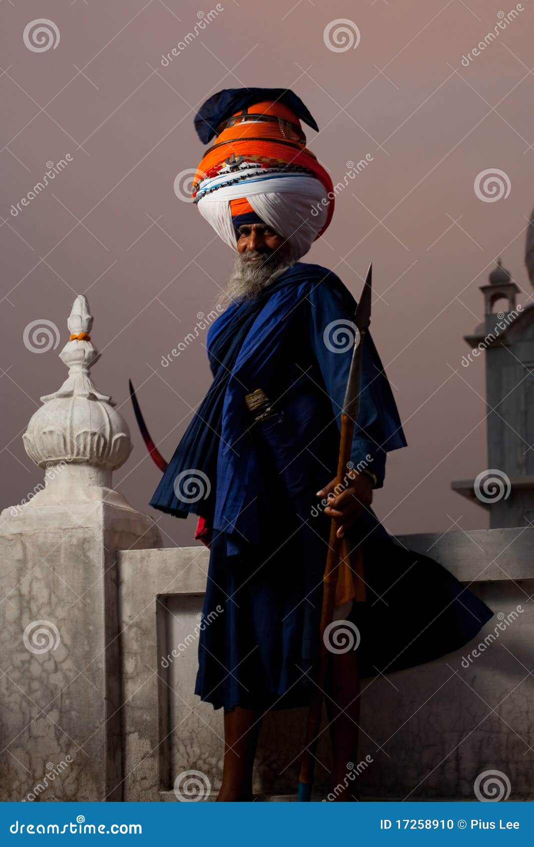 Sikh Gurudwara Elder Leader Editorial Image - Image of chief, male ...