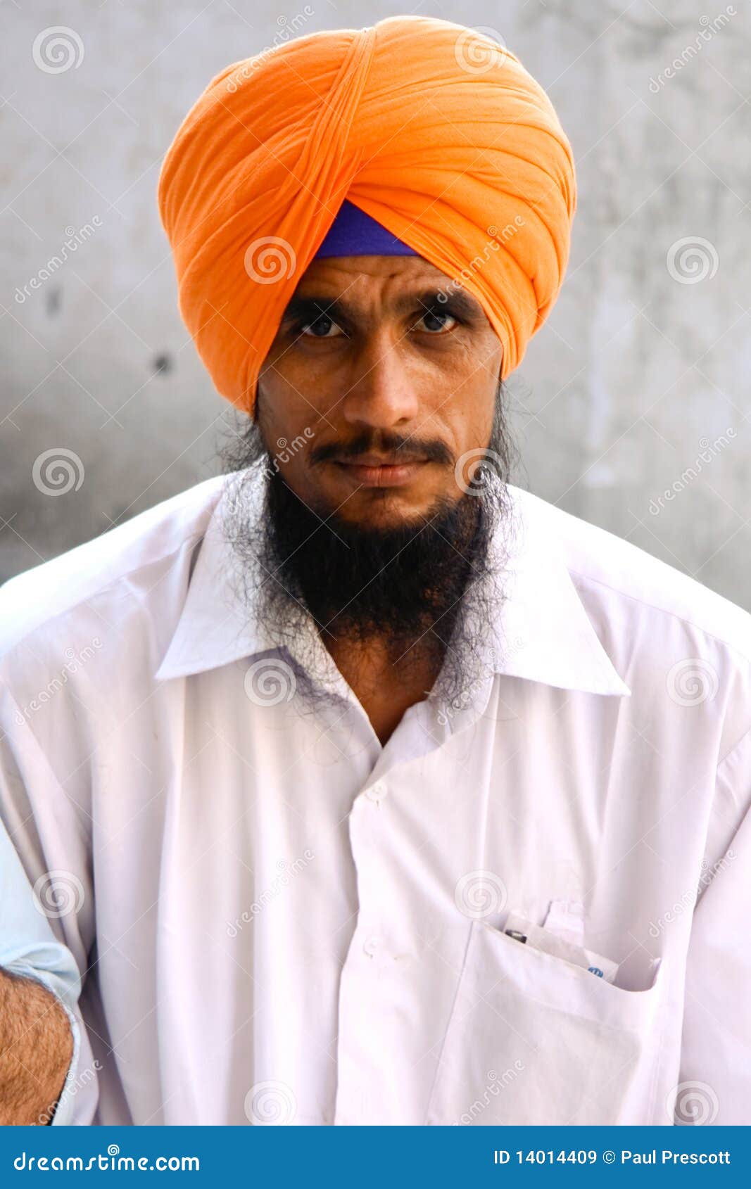 Sikh man editorial stock image. Image of hair, bright - 14014409