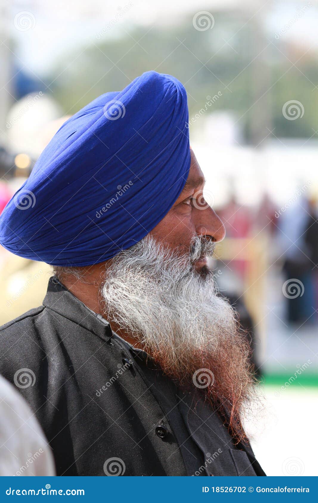 Sikh man editorial photography. Image of hinduism, grey - 18526702