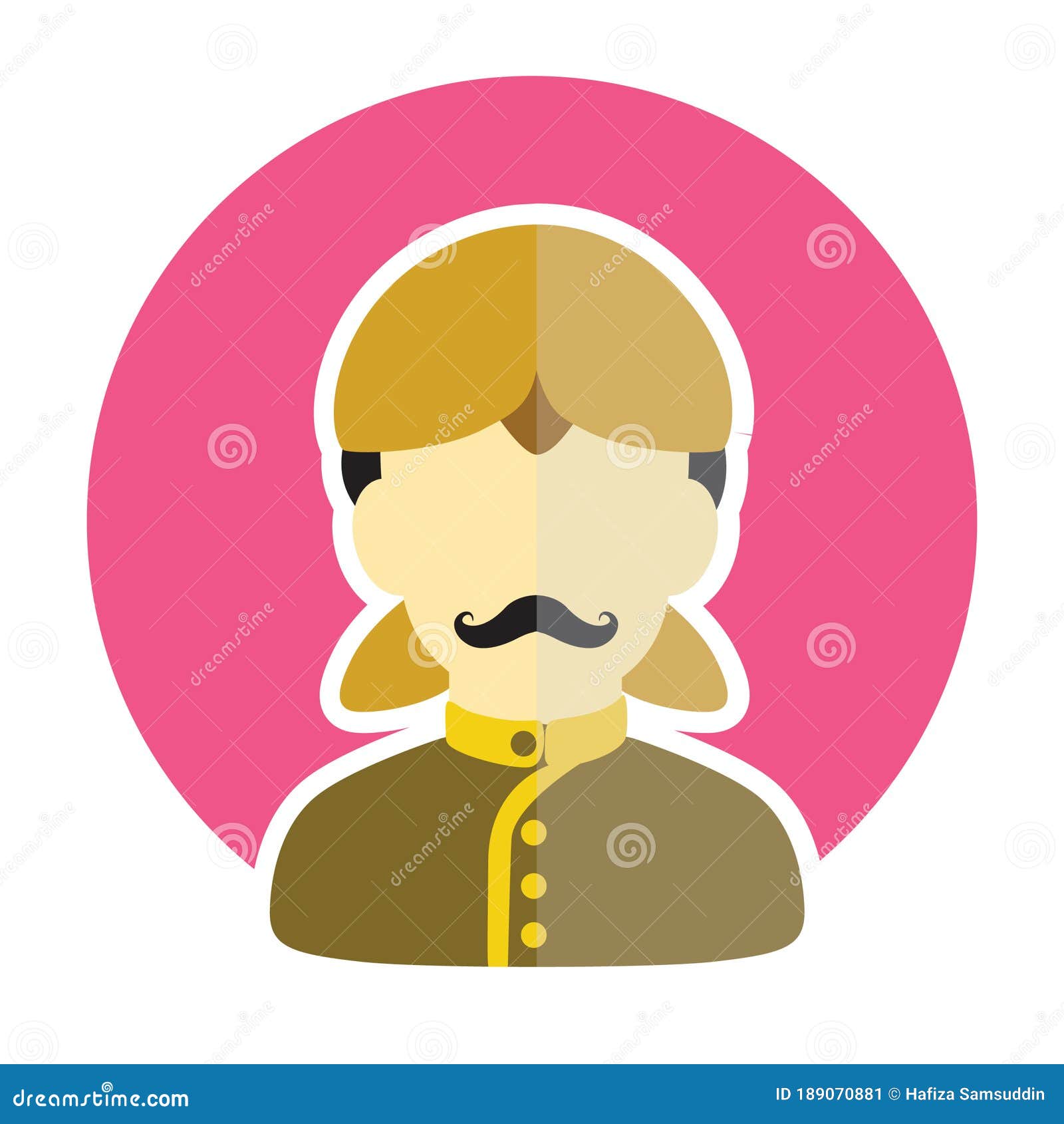 Sikh Man. Vector Illustration Decorative Design Stock Vector ...