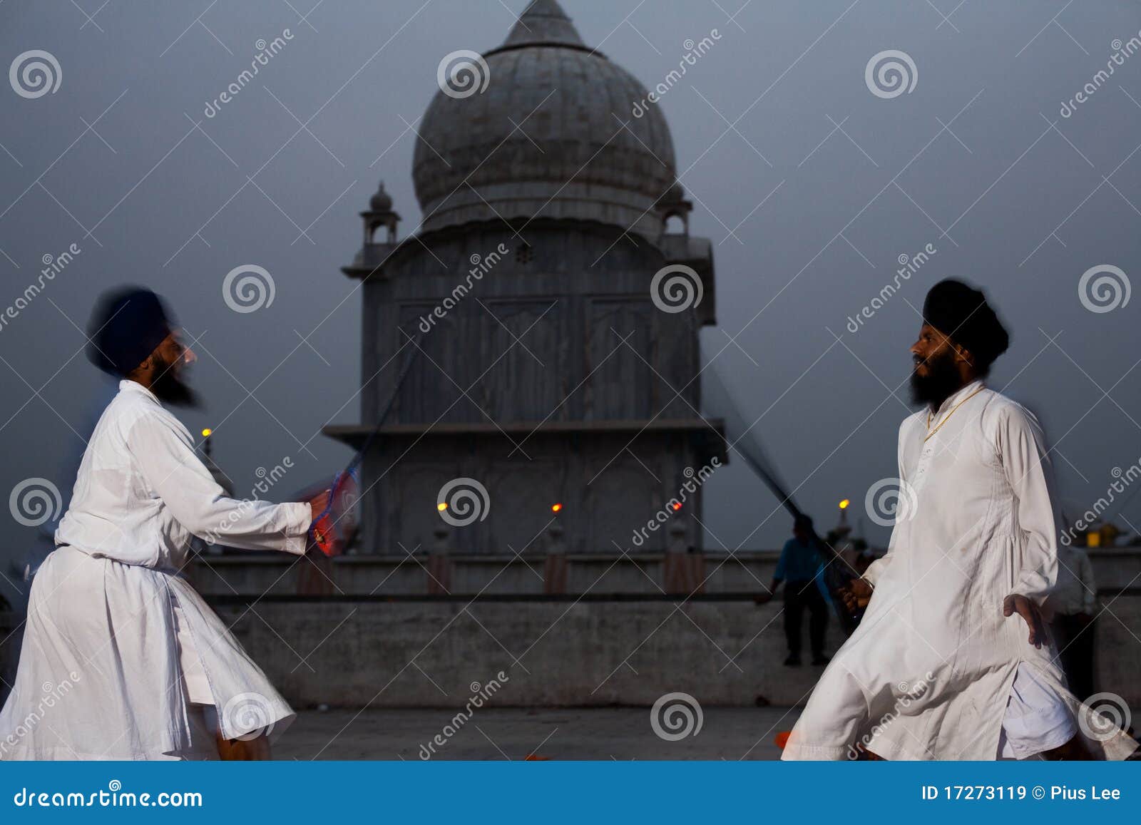 Sikh Men Duel Swords editorial stock image. Image of guys - 17273119