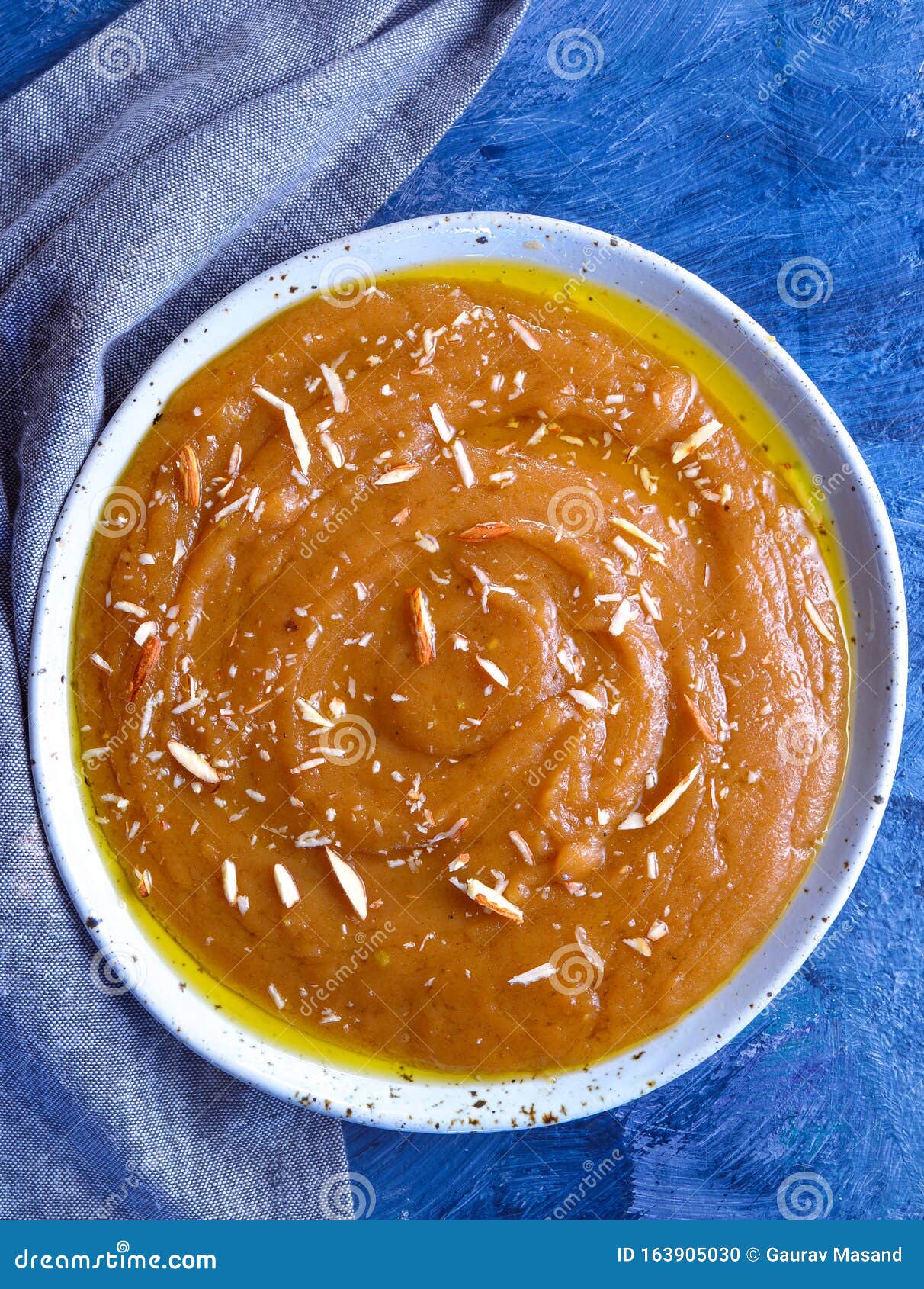 Sikh Temple Prasad - Karah Parsad Stock Photo - Image of clarified ...