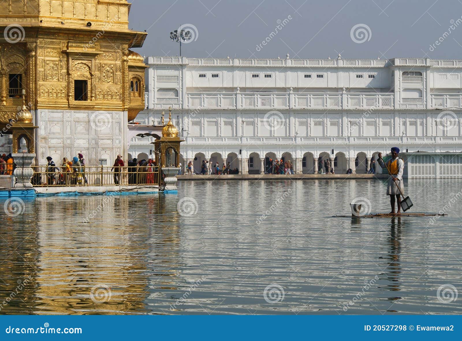Sikh Worker Collecting Garbage, Golden Temple Editorial Stock Photo ...