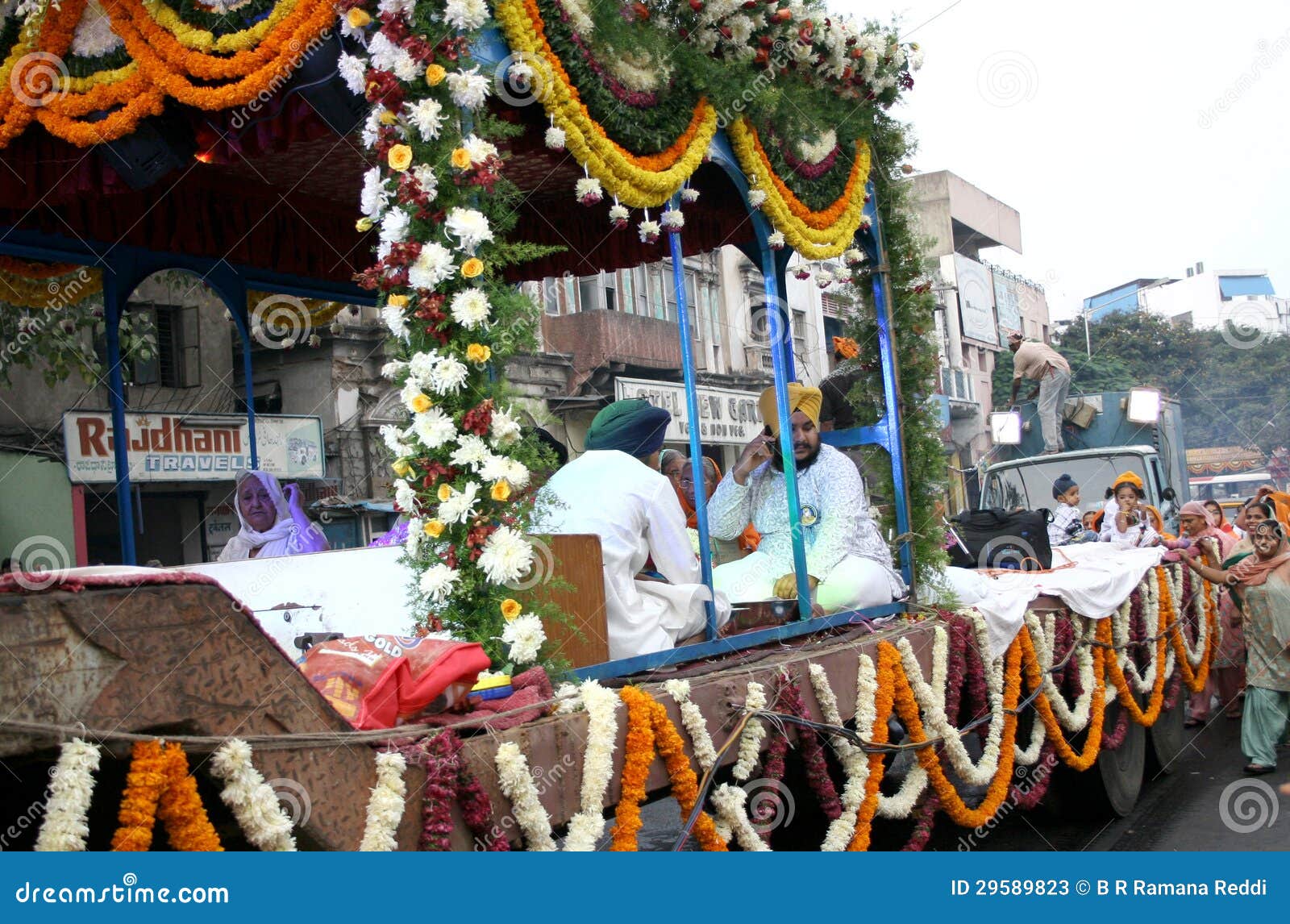 Sikhs En Las Celebraciones De Nagar Keertan Foto de archivo editorial ...