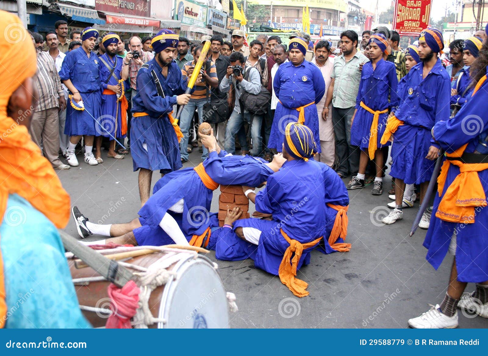 Sikhs in Nagar Keertan Celebrations Editorial Stock Image - Image of ...