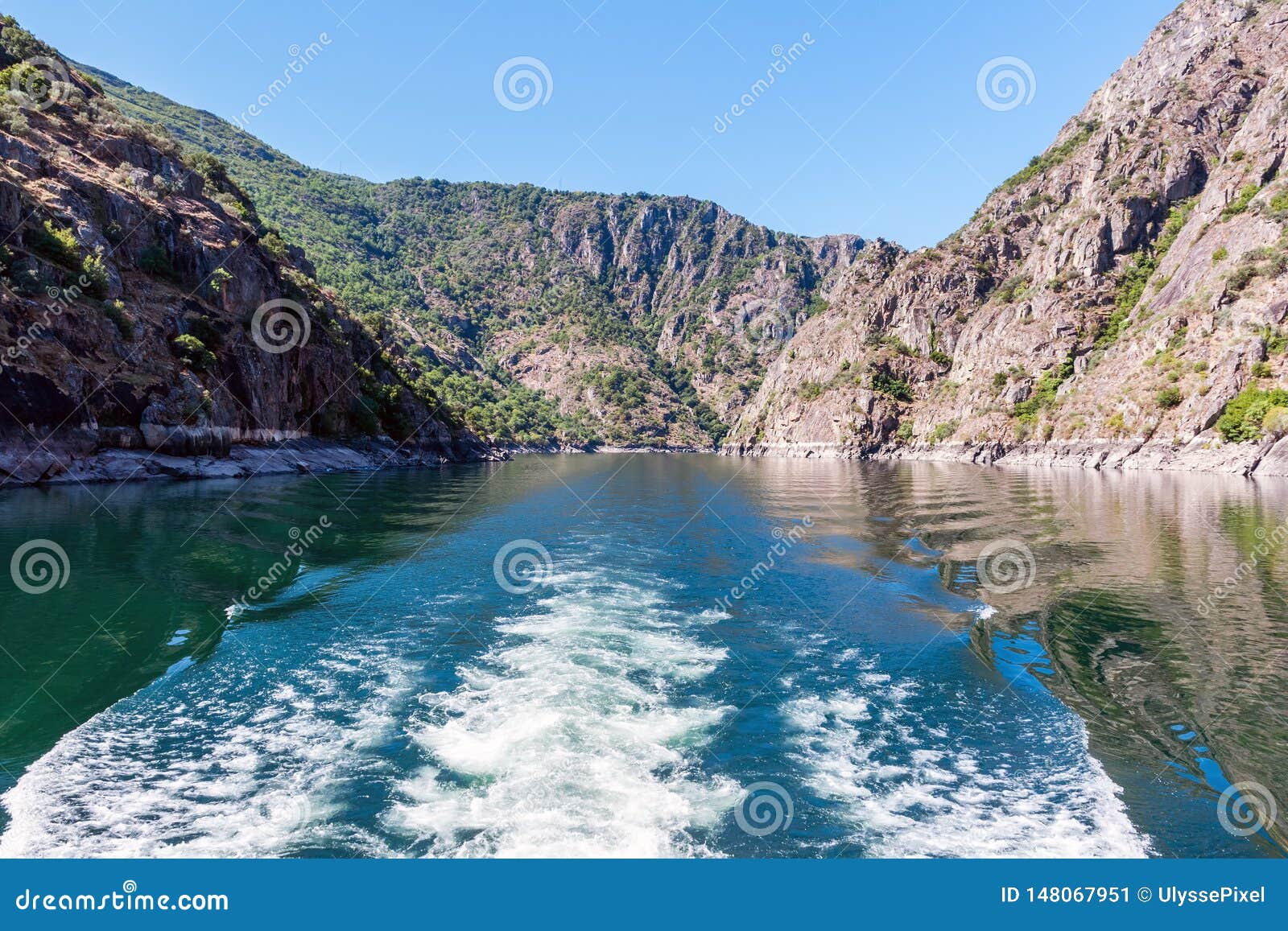 Sil River Canyon in Orense - Galicia, Spain Stock Image - Image of ...