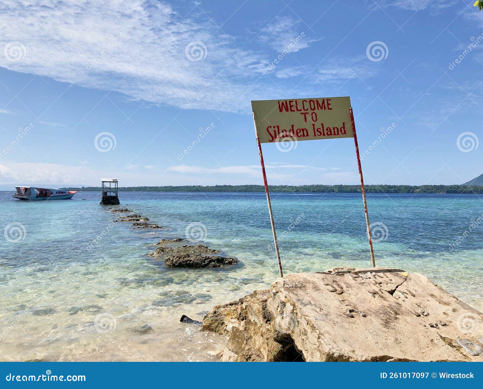 Siladen Island of Manado stock image. Image of holiday - 261017097