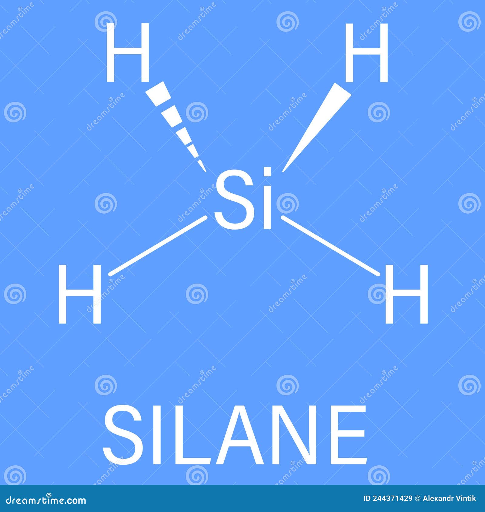 Silane SiH4 Molecule. Skeletal Formula. Cartoon Vector | CartoonDealer ... Silane SiH4 Molecule. Skeletal Formula. Cartoon Vector | CartoonDealer ...